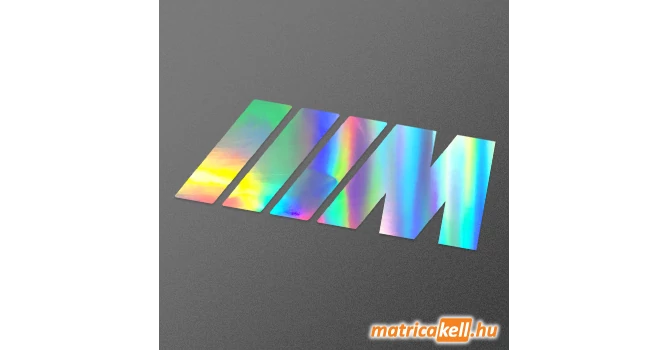 BMW M logo hologramos matrica - BMW matricák - Autómatricák ...
